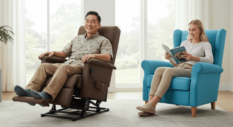 Riser Recliner vs Standard Armchair | Pressure Relief Seating Guide