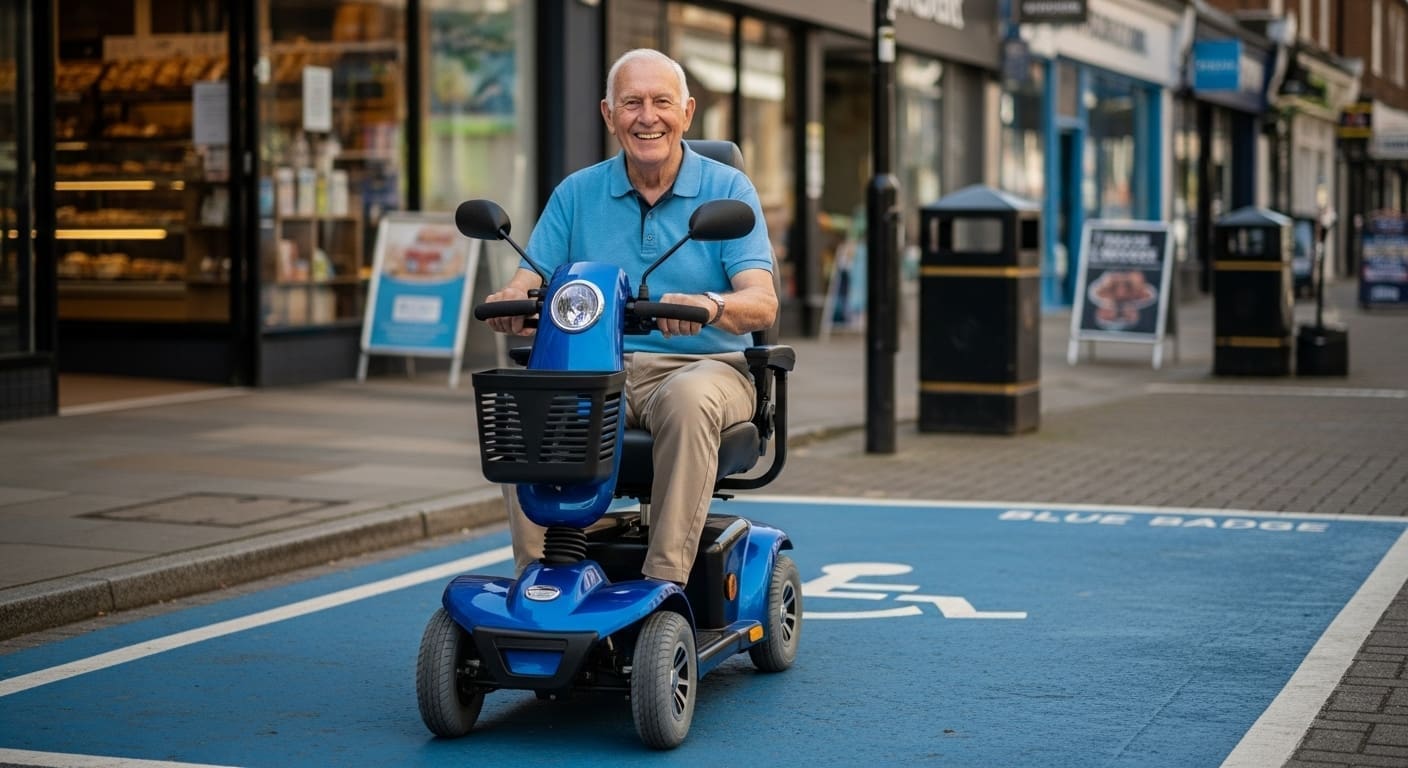 Blue Badge Parking Guide 2025 | Eligibility, Rules & Mobility Scooters